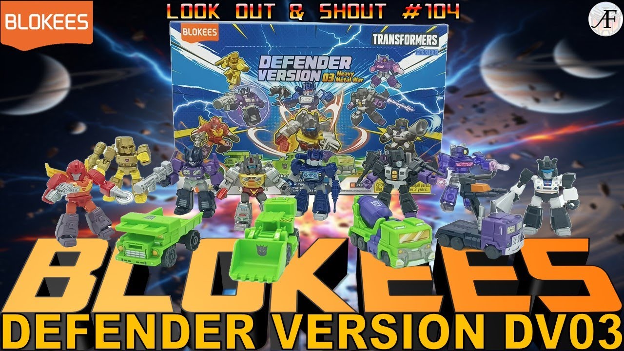Blokees Transformers Defender V03 Heavy Metal War Unboxing and Review # ...
