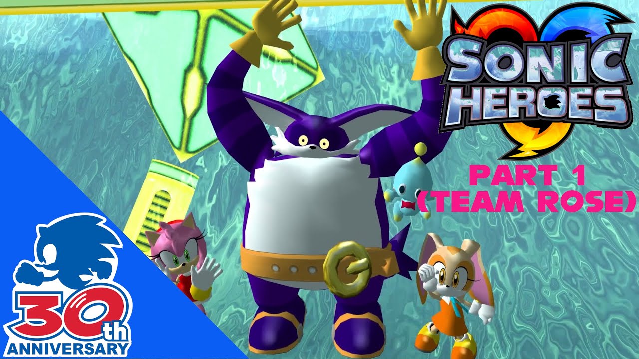 Sonic Heroes| (Team Rose) Part 1- Tutorial Time! - YouTube