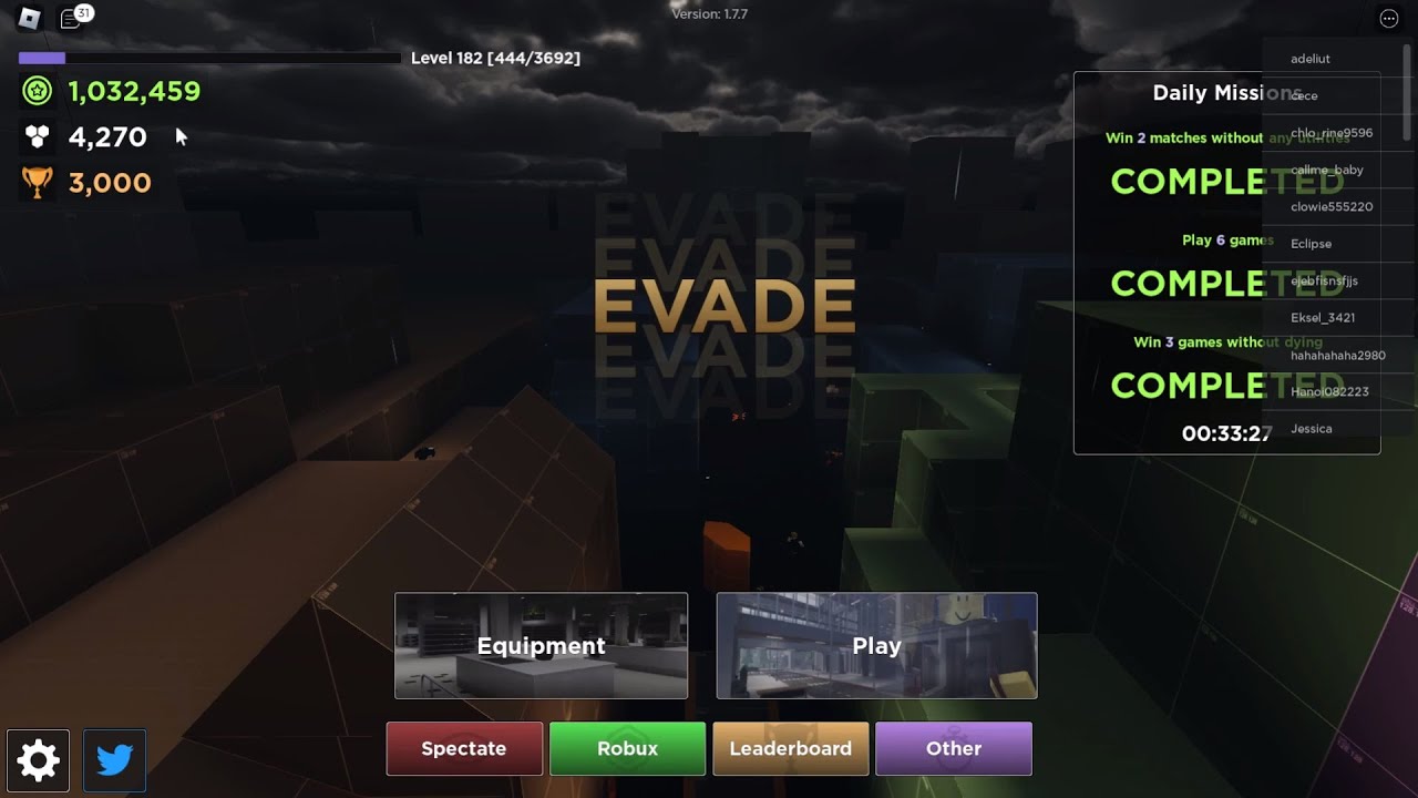 GETTING 3000 WIN IN EVADE - YouTube