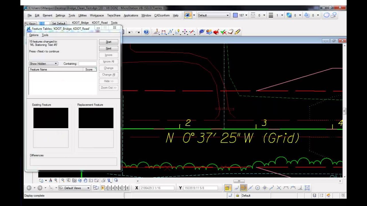 KDOT CADconform - Conforming a File - YouTube