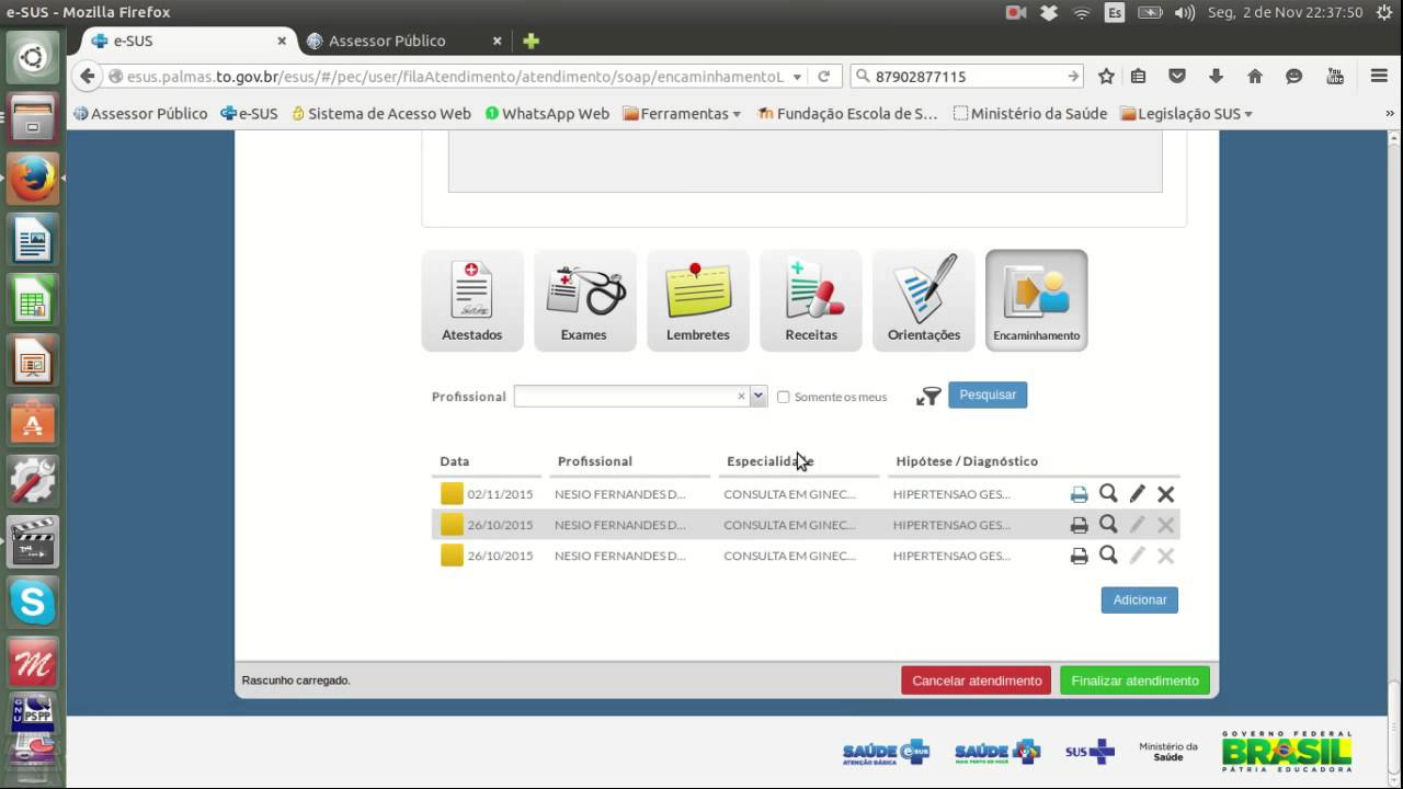 ENCAMINHAMENTO - PEC ESUS E ASSESSOR PÚBLICO - YouTube