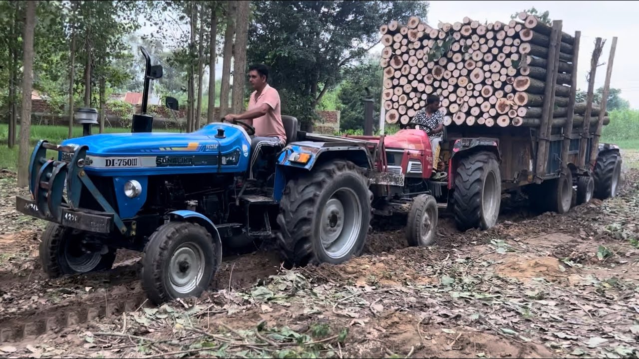 Arjun Tractor Full Load Trali Ko Nikala Sonalika Ne | Tractor Rescue ...