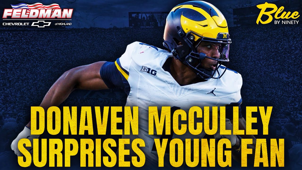 Michigan WR Donaven McCulley Surprises Dream On 3 Participant and Huge ...