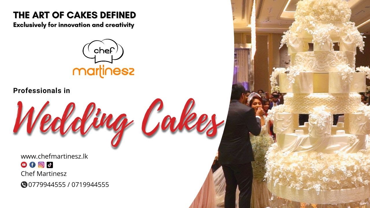 wedding cake structure by chef martinesz - YouTube