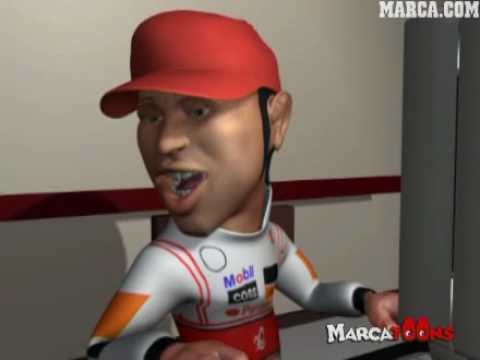 MarcaToons - Lewis Hamilton y Fernando Alonso se encuentran en un ...