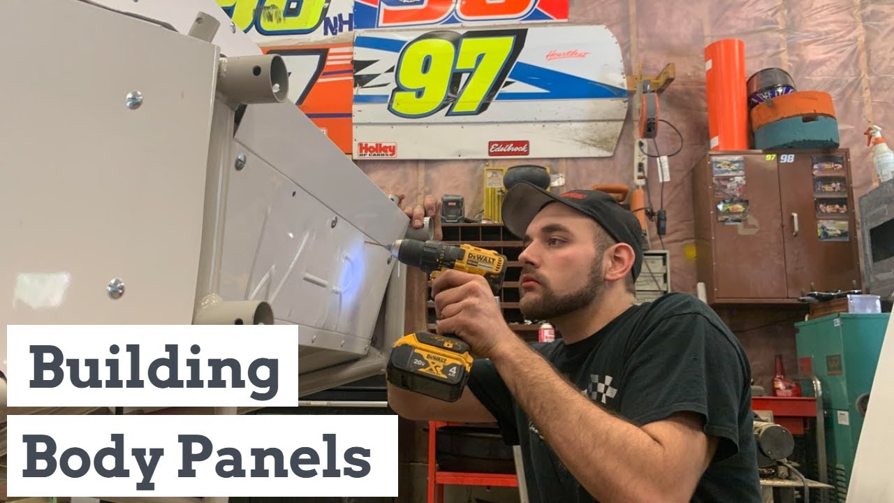 A look inside our race shop: building body panels! - YouTube