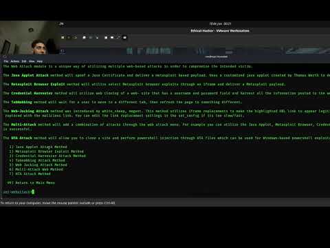 Explore the Social Engineer Toolkil (SET)