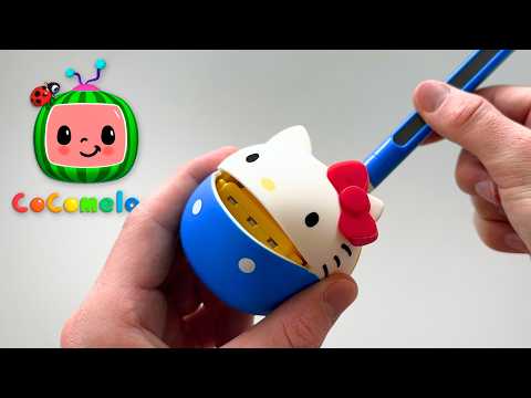 Cocomelon intro effect VS real instruments!