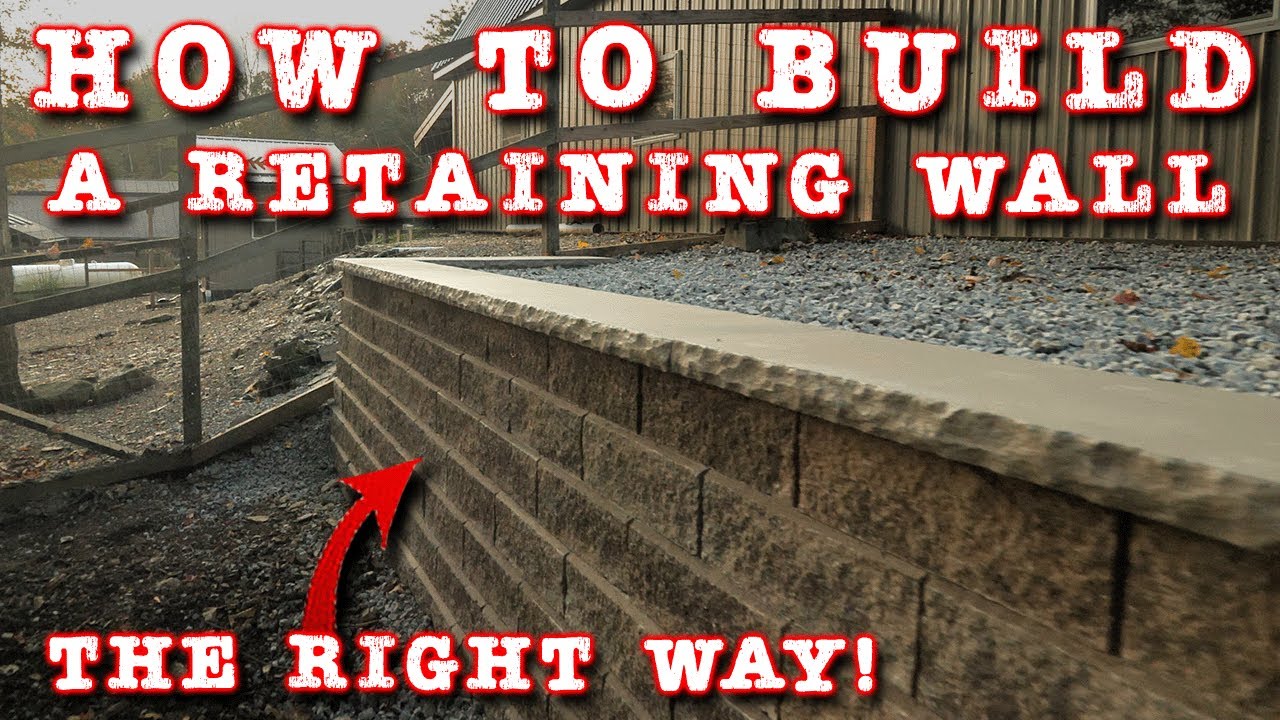 Retaining Wall Done Right: Pro Tips for a Long-Lasting Build - YouTube