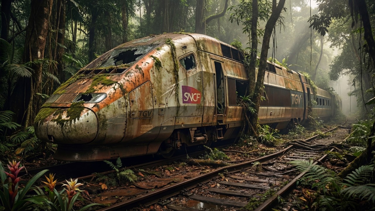 Restoring French Abandoned Bullet Train Found Lost in the Amazon Jungle ...