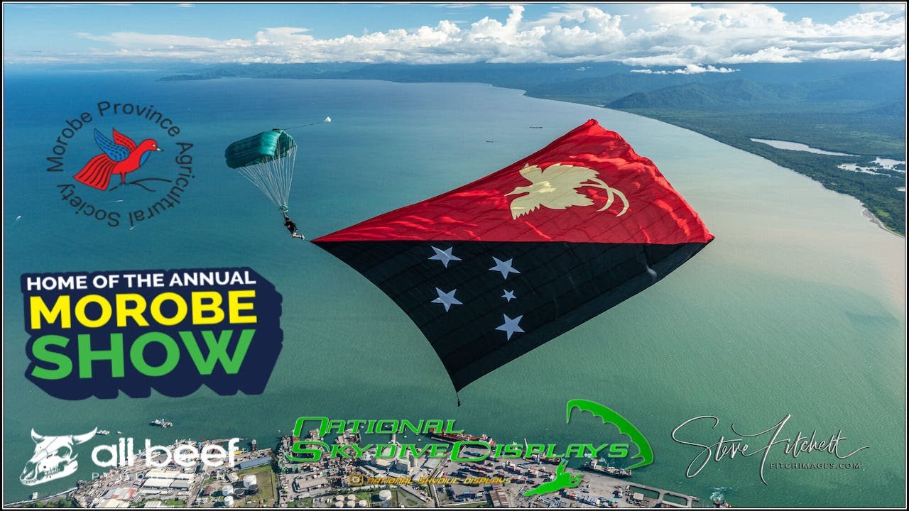 Morobe Show - 2022 Skydive Display - YouTube