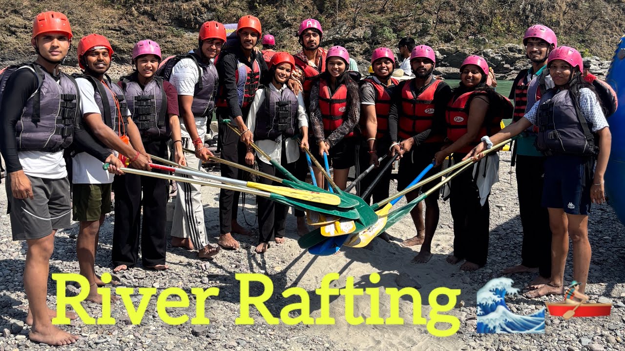 WATER FALL & RIVER RAFTING FULL ENJOY FOR RISHIKESH 🌊🚣🏻‍♂️| Vishal ...
