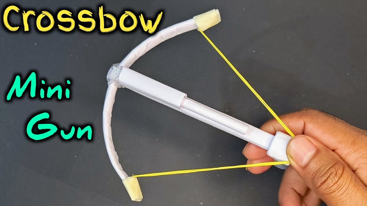 How to Make a Paper Crossbow | How to Make a Paper Gun | Easy Paper ...