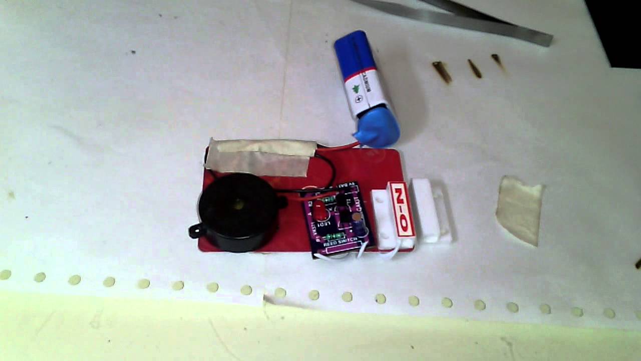 Door opening alarm -- vega kit. - YouTube