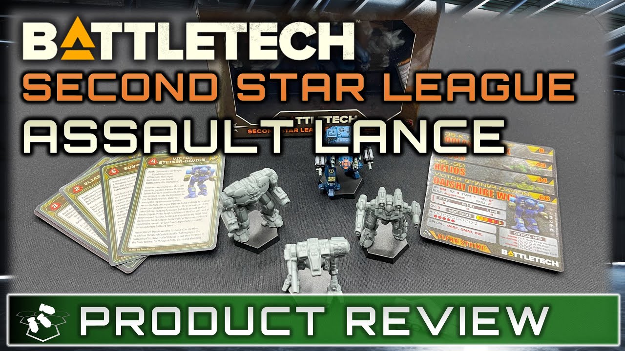 *NEW* Second Star League Assault Lance | BattleTech Force Pack Unboxing ...