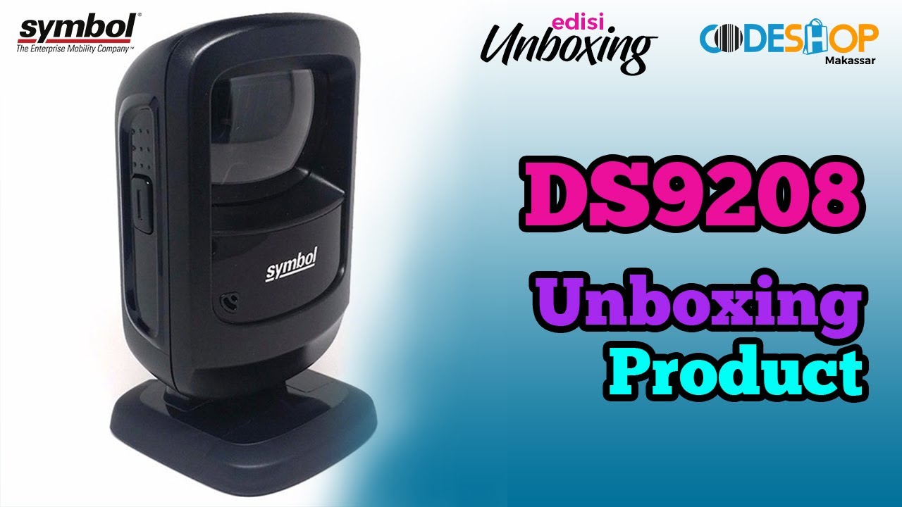 UNBOXING | Scanner Barcode SYMBOL DS9208 - YouTube