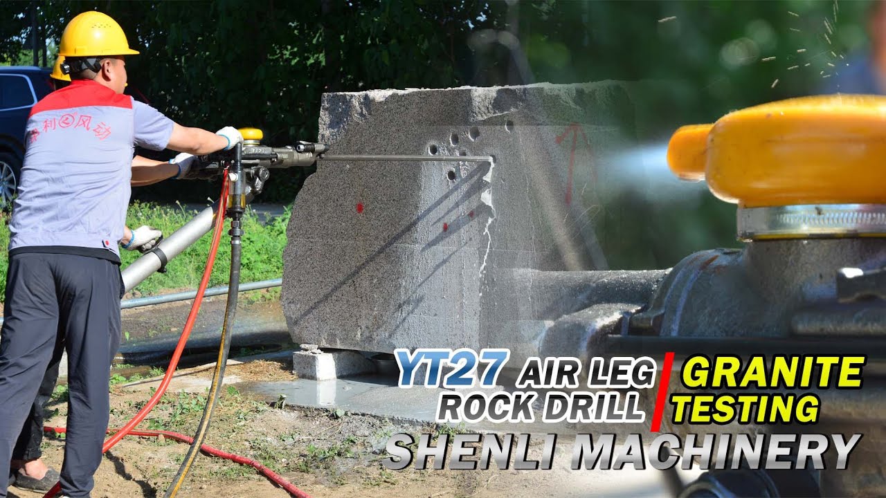 Air leg rock drill from Shenli Machinery - an impressive performer on ...