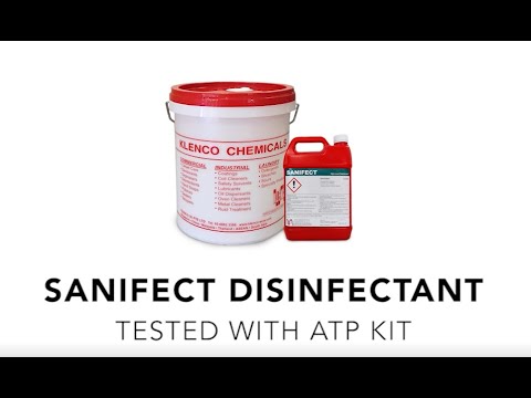 Effectiveness of Klenco Sanifect High Level Disinfectant - YouTube