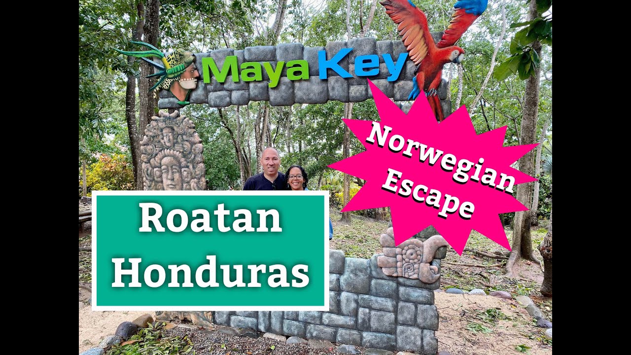 Norwegian Escape Cruise Roatan Honduras Maya Key Private Island - YouTube