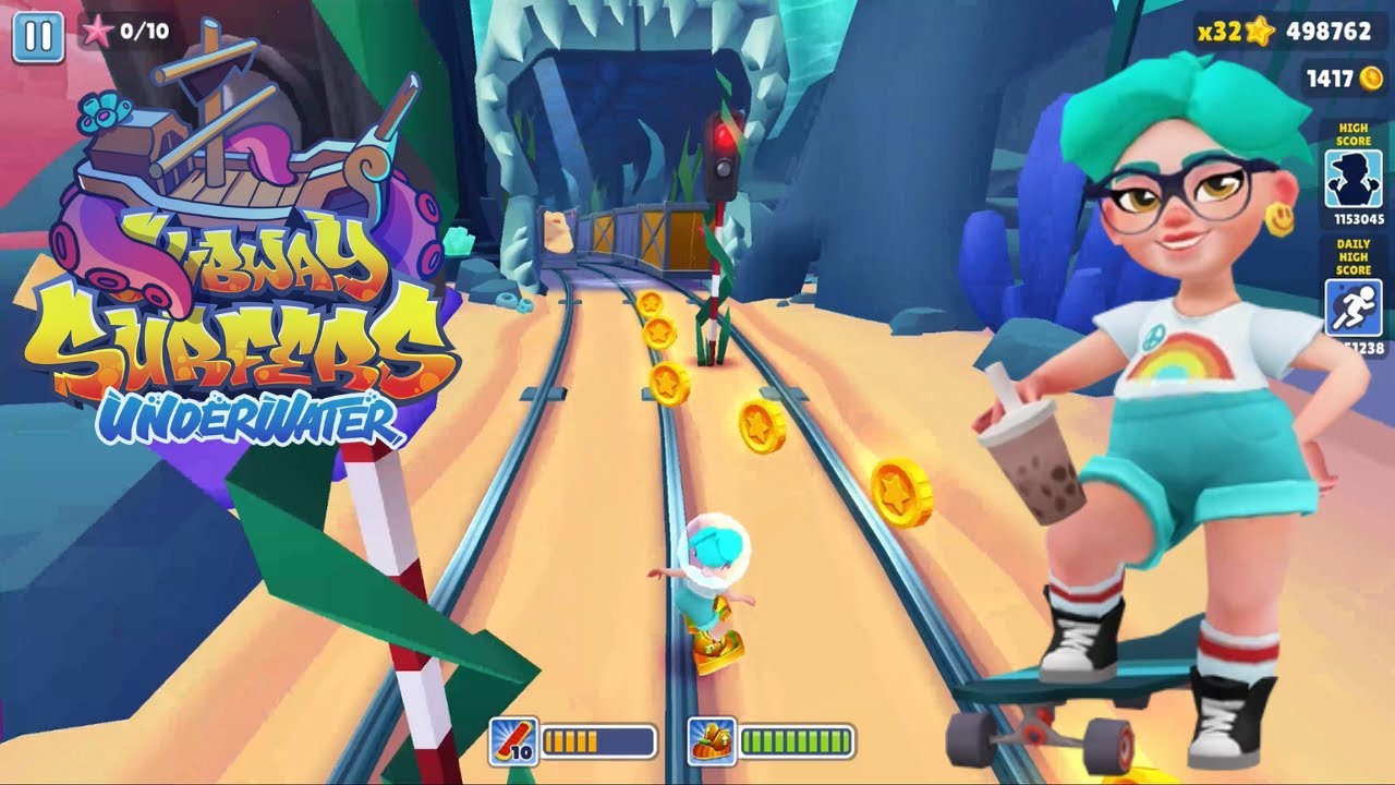 The Thrilling Adventures of Rain in Subway Surfers PC HD 2024 - YouTube