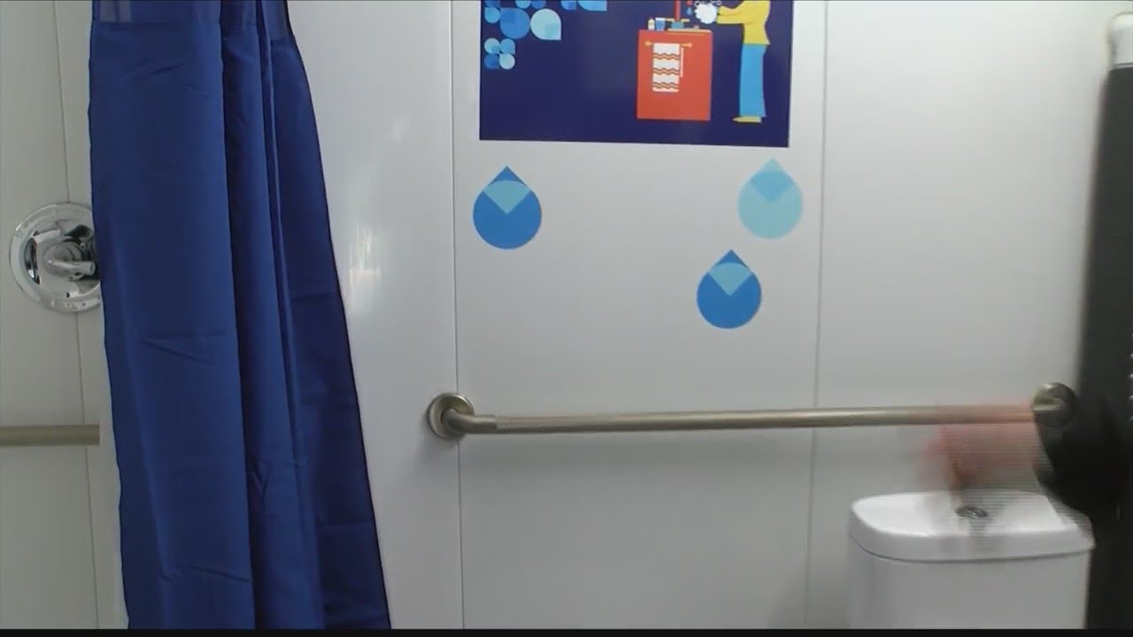 New mobile hygiene bus, ready to hit the streets and provide services ...