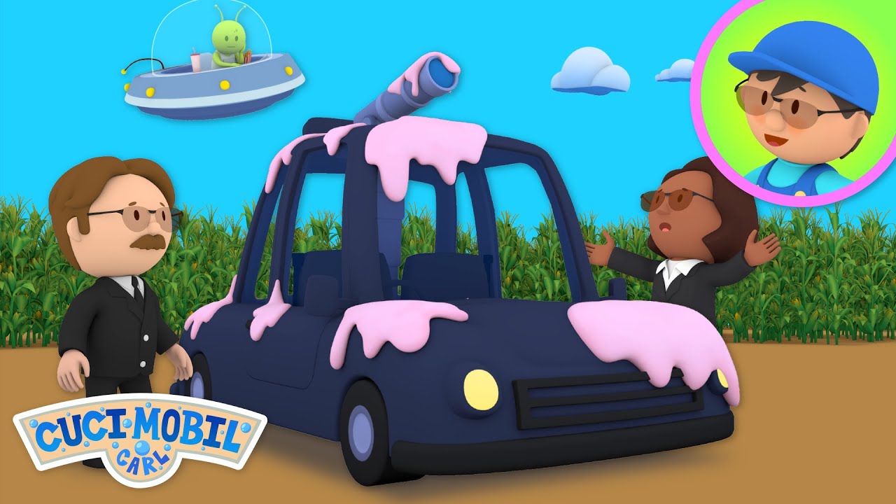 Mobil Agen Rahasia Bob dan Babs | Cuci Mobil Carl | Kartun Untuk Anak ...