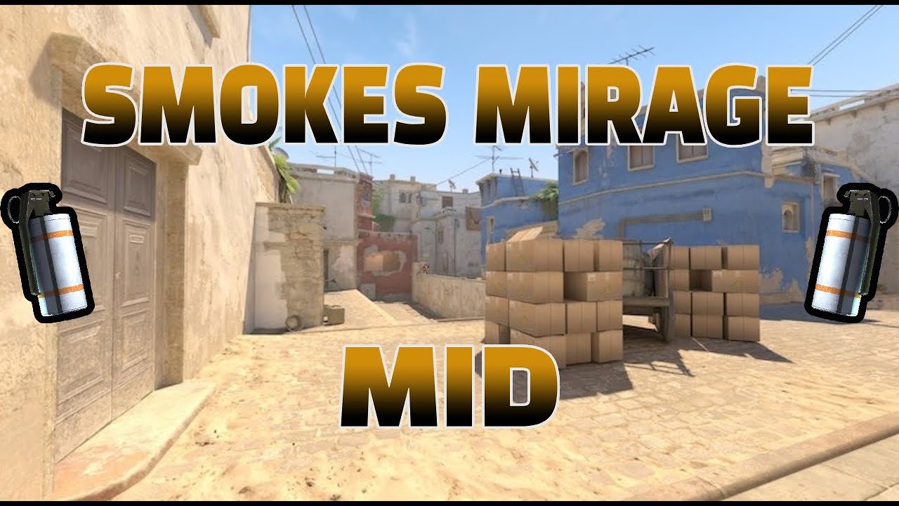 CS2 BASIC SMOKES YOU MUST KNOW ON MIRAGE - YouTube