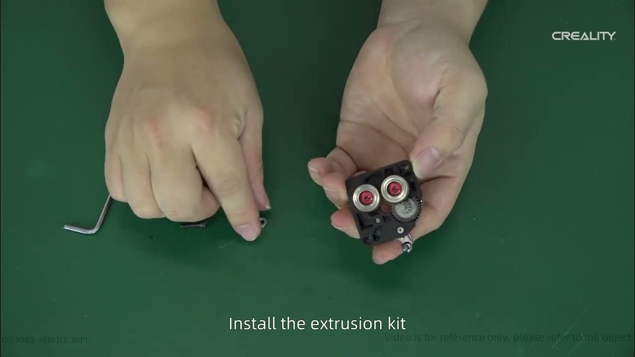Service tutorial K1 Disassembly and Assembly of Extrusion Clamp - YouTube