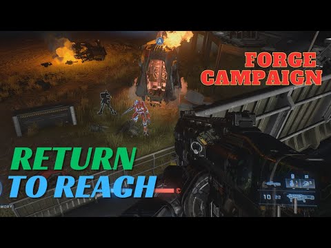 BATTLE OF REACH IN HALO INFINITE - Forge Campaign DLC - YouTube