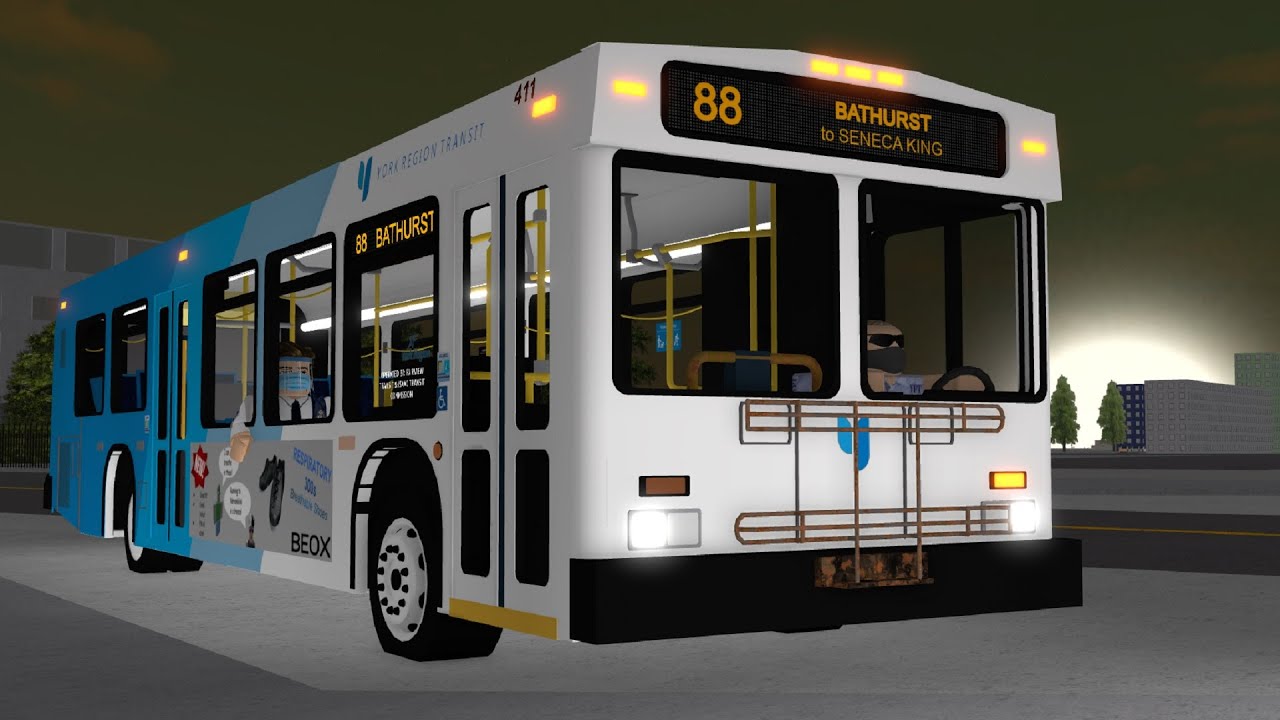 ROBLOX Buses: YRT NFI D40LF 411 & (Random?) NFI D40LF 1B Depart ...