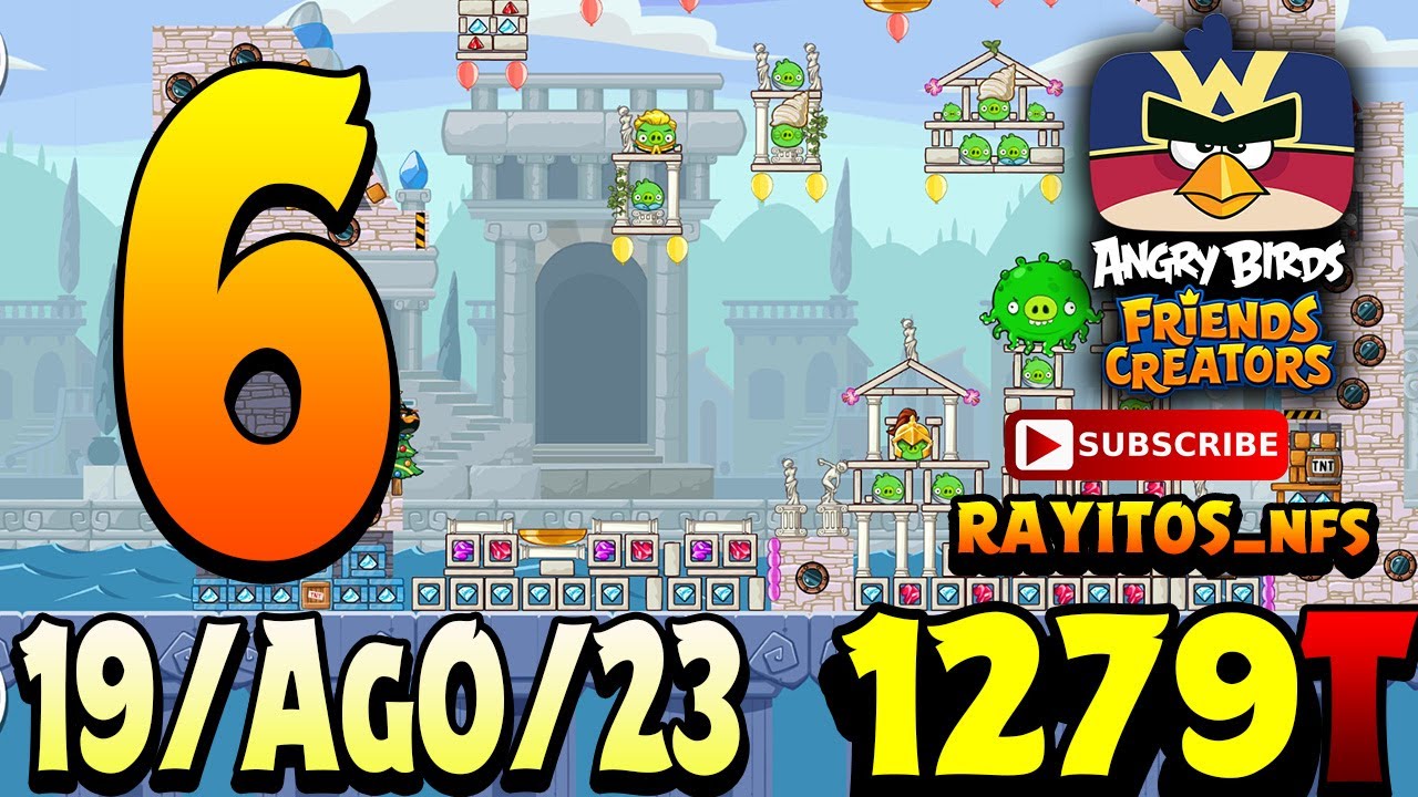 Angry Birds Friends Level 6 Tournament 1279 Highscore POWER-UP ...