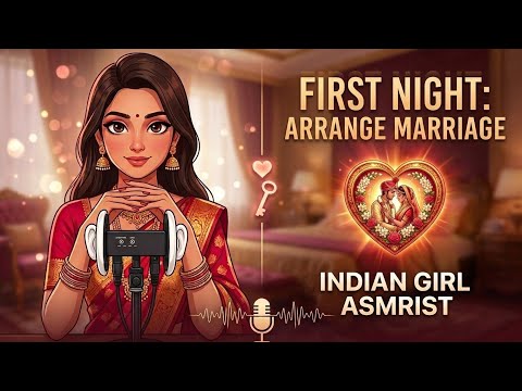 First Night In Arrange Marriage 🫣 | Hindi ASMR Roleplay ❤️ (Headphones Recommended 🎧)