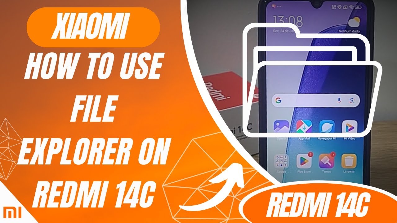 How to use file explorer on Redmi 14C - YouTube