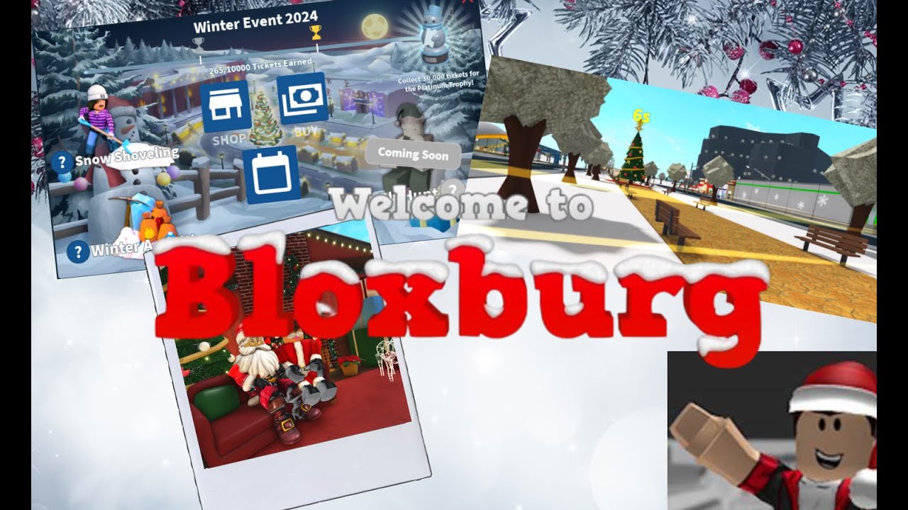 WINTER Has ARRIVED In BLOXBURG - YouTube