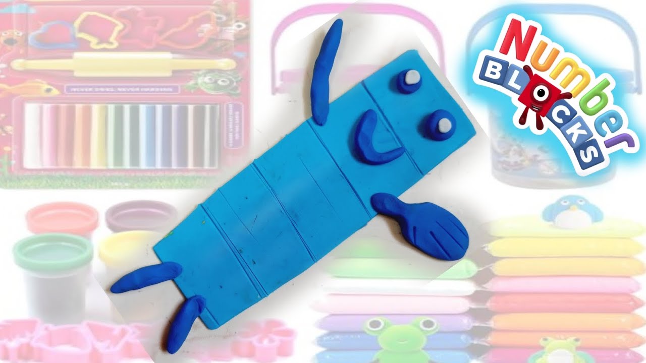 number blocks | play dough activities for kids | clay ...