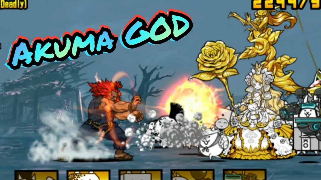 AKUMA ESTA DURISIMO :c | THE BATTLE CATS - YouTube