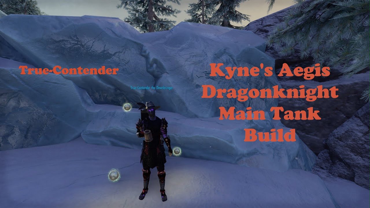 Kyne's Aegis Dragonknight Main Tank Build - True Contender - YouTube