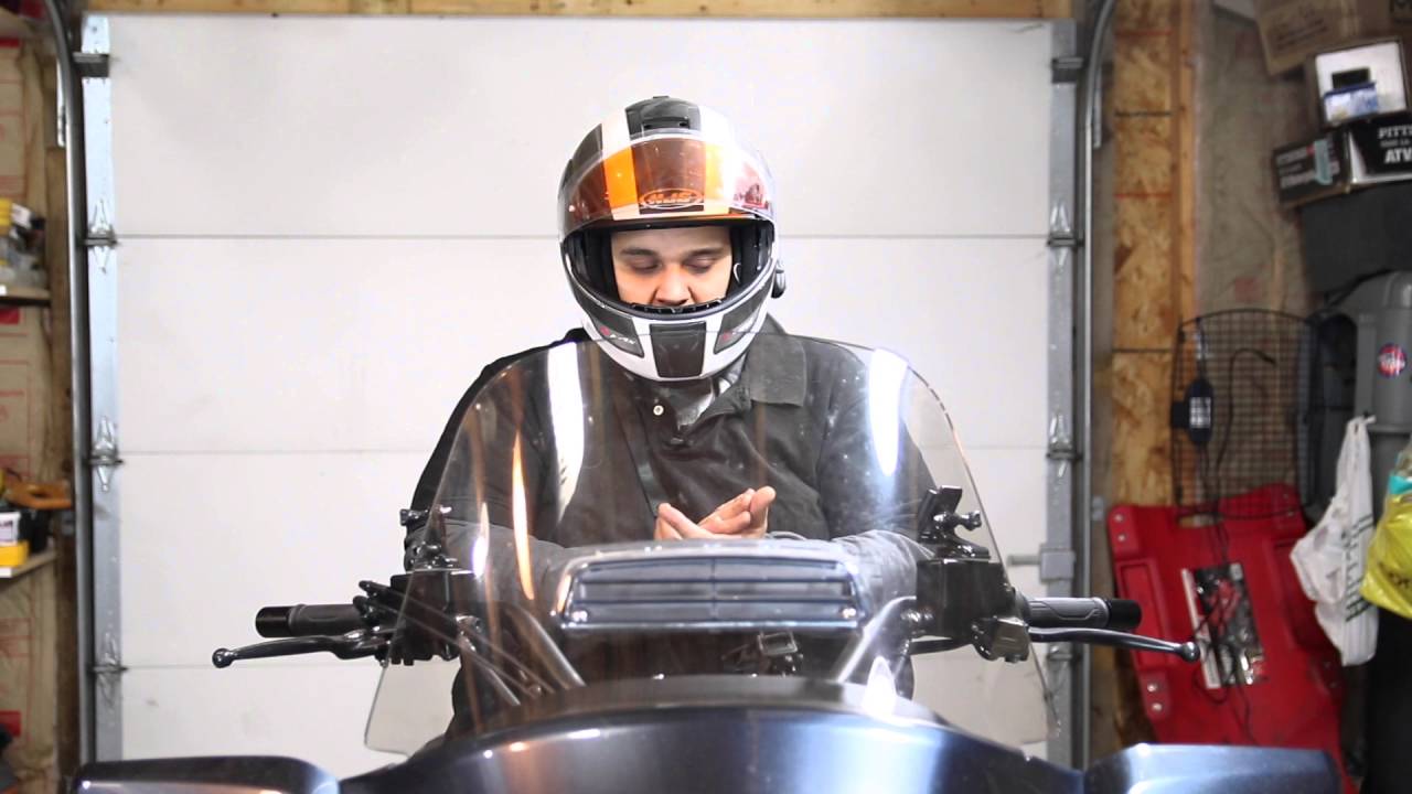 Windsheild Comparison--Honda CTX1300 - YouTube