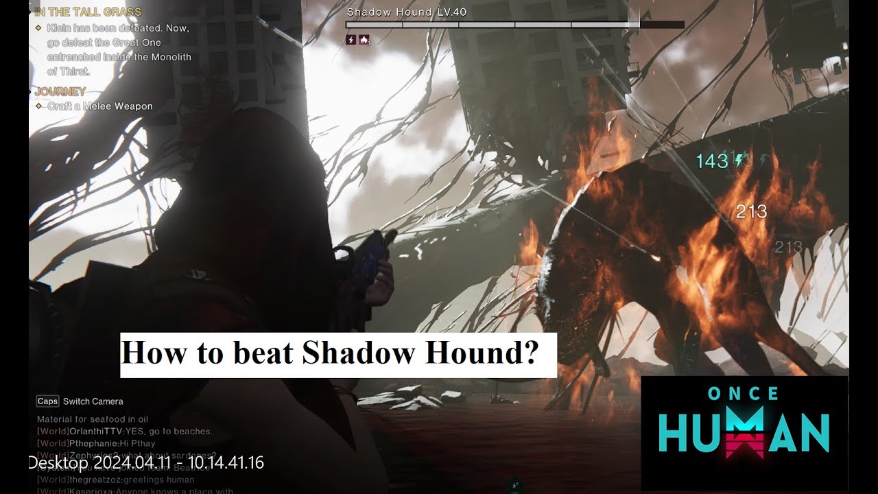 Boss - Shadow hound OnceHumanBeta - YouTube