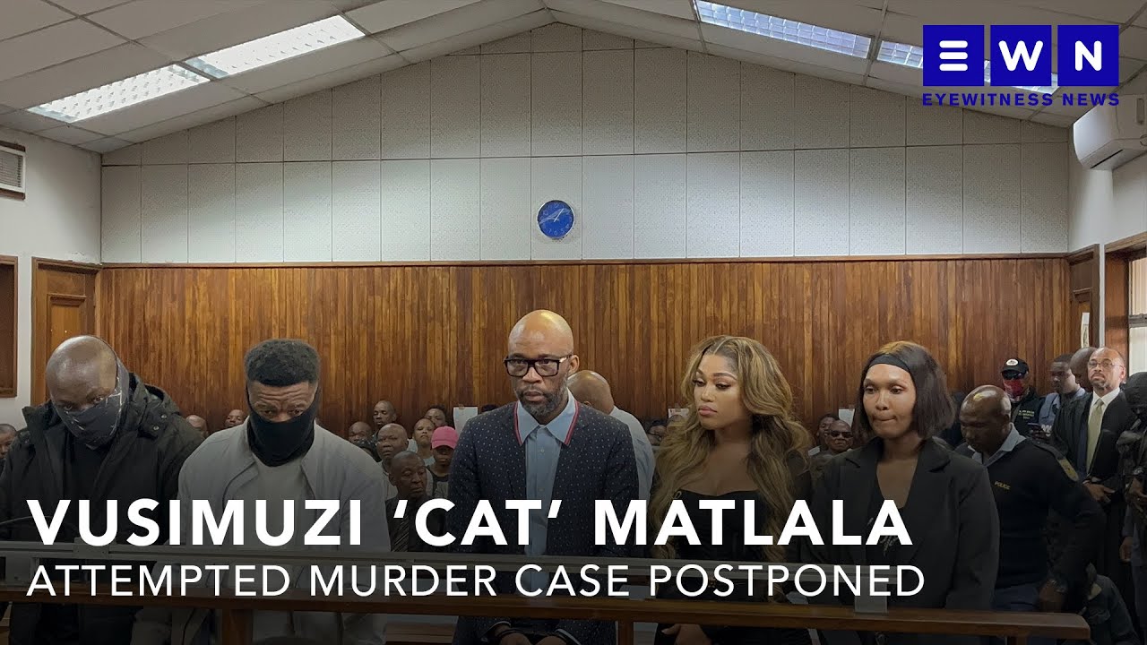 Vusimuzi 'Cat' Matlala attempted murder case postponed - YouTube
