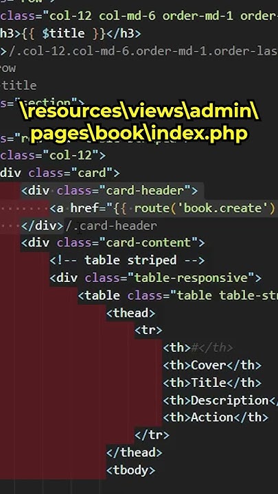 Tutorial Create Data (CRUD Laravel) #laravel #programmer #shorts #crudlaravel - YouTube