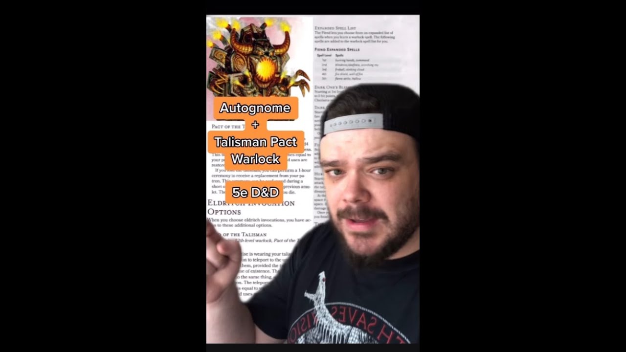 Autognome + Pact of the Talisman Warlock 5e D&D #shorts - YouTube