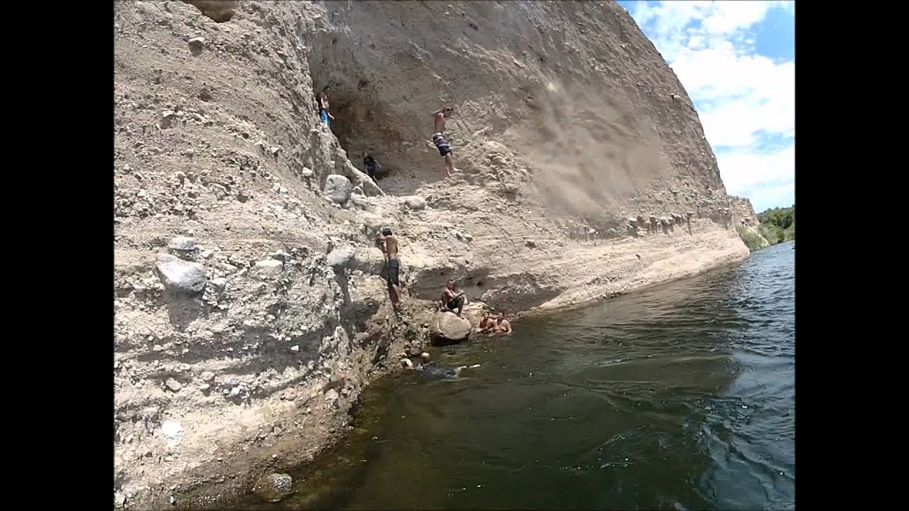 Salt River Mud Cliff Jumping - YouTube