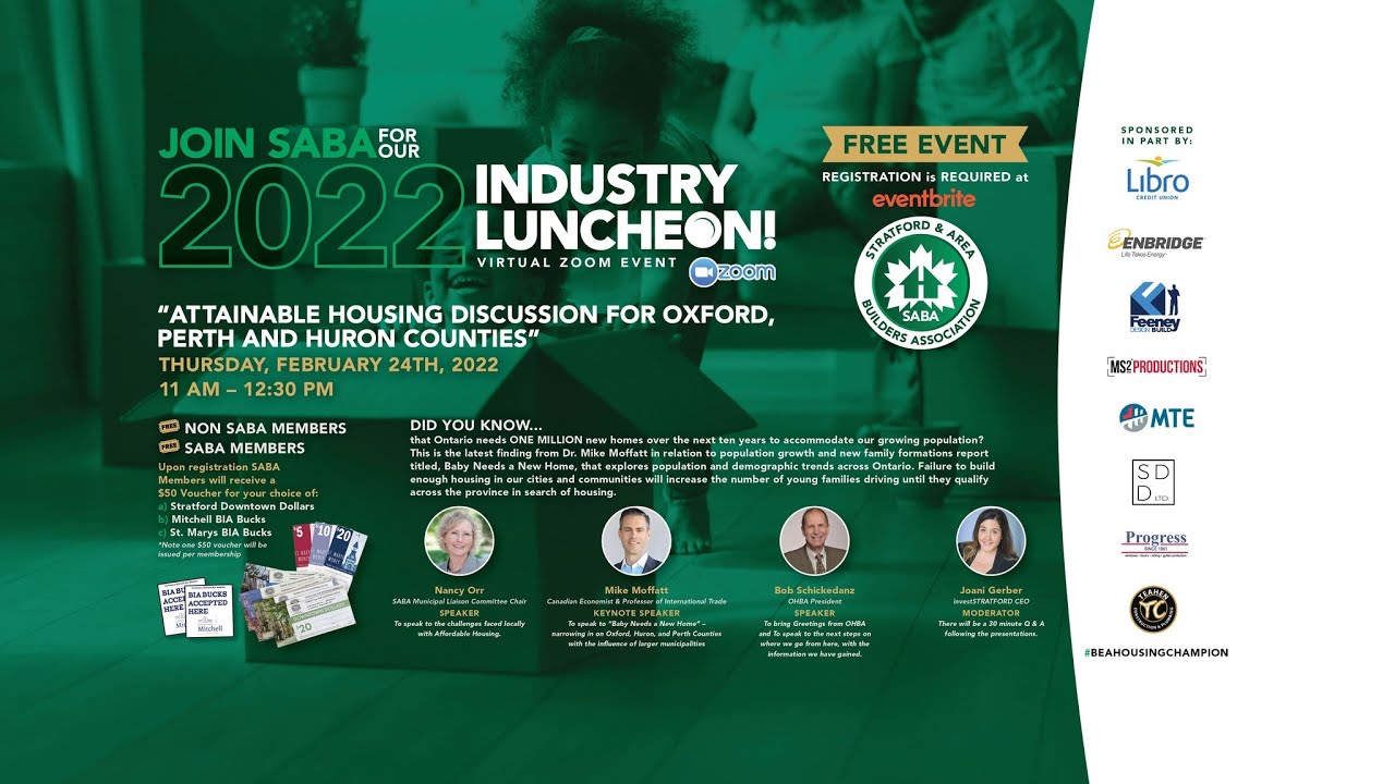 SABA: Virtual Industry Luncheon (Thursday, February 24th, 2022 ...