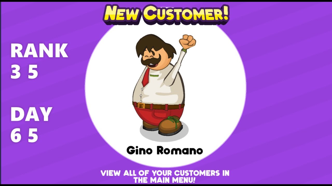 Papa's Burgeria HD - Rank 35 Gino Romano - YouTube