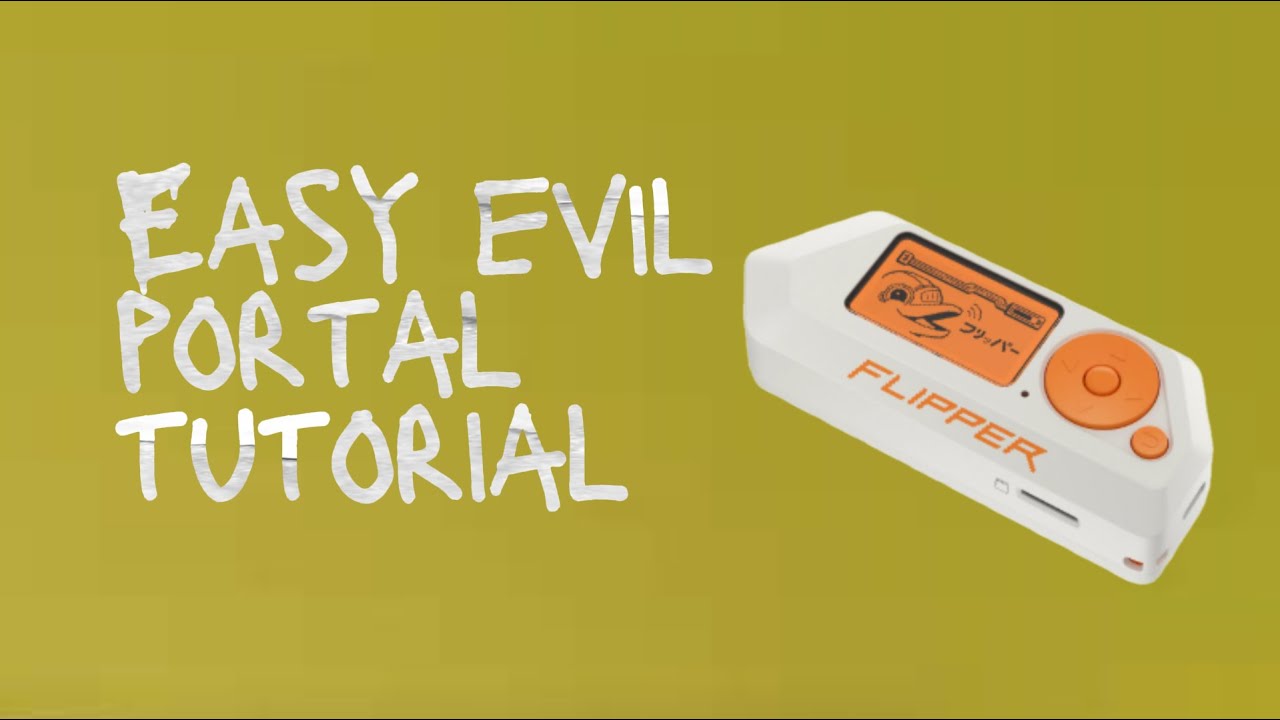 How to use evil portal on flipper zero (for newbies) - YouTube
