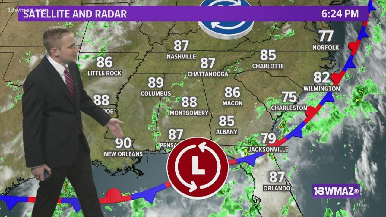 A more substantial rain chance for Friday | Central Georgia weather ...