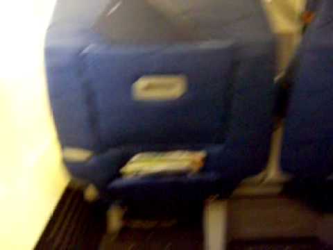 US Airways Envoy class seat - YouTube
