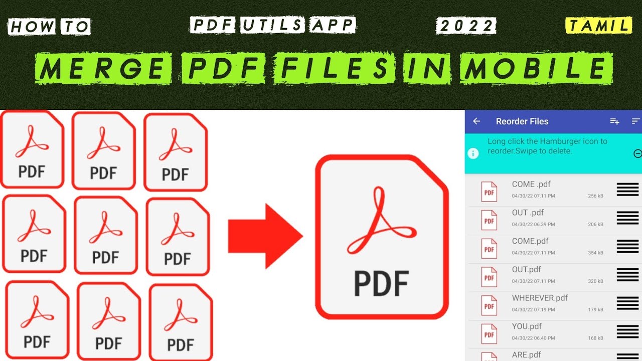 How To Merge PDF In Mobile Tamil Merge PDF Files Into One PDF File How To Merge PDF In Mobile Tamil Merge PDF Files Into One PDF File