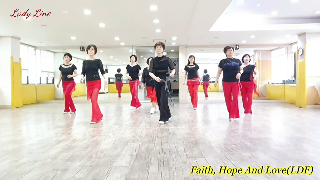 Faith, Hope And Love (LDF) Line Dance - YouTube